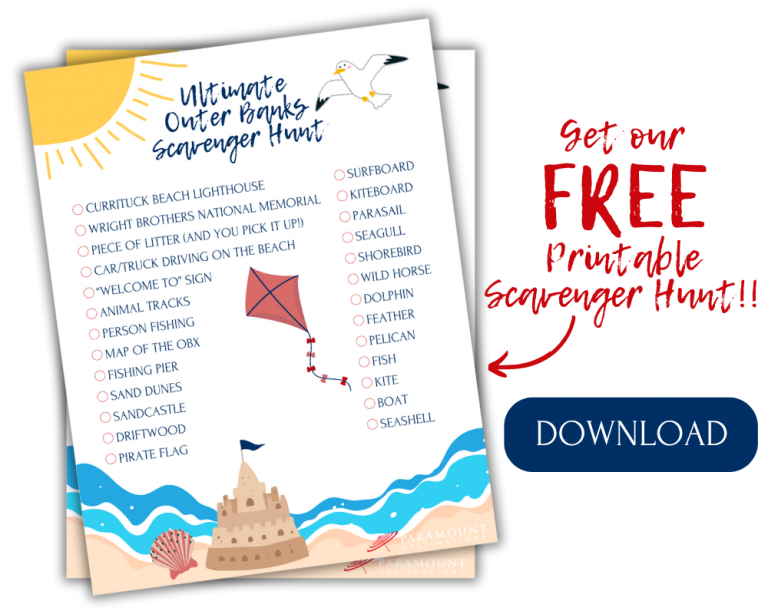The Ultimate Outer Banks Scavenger Hunt - Paramount Destinations